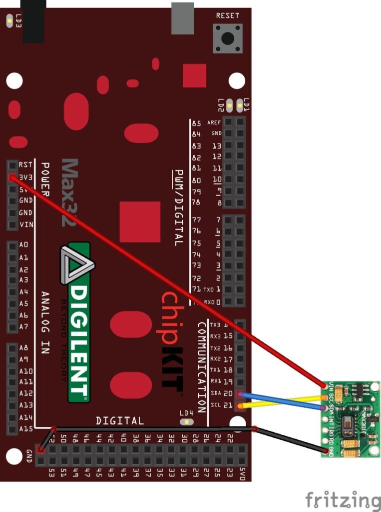 MAX30102 pulse sensor and ChipKit | PIC learning